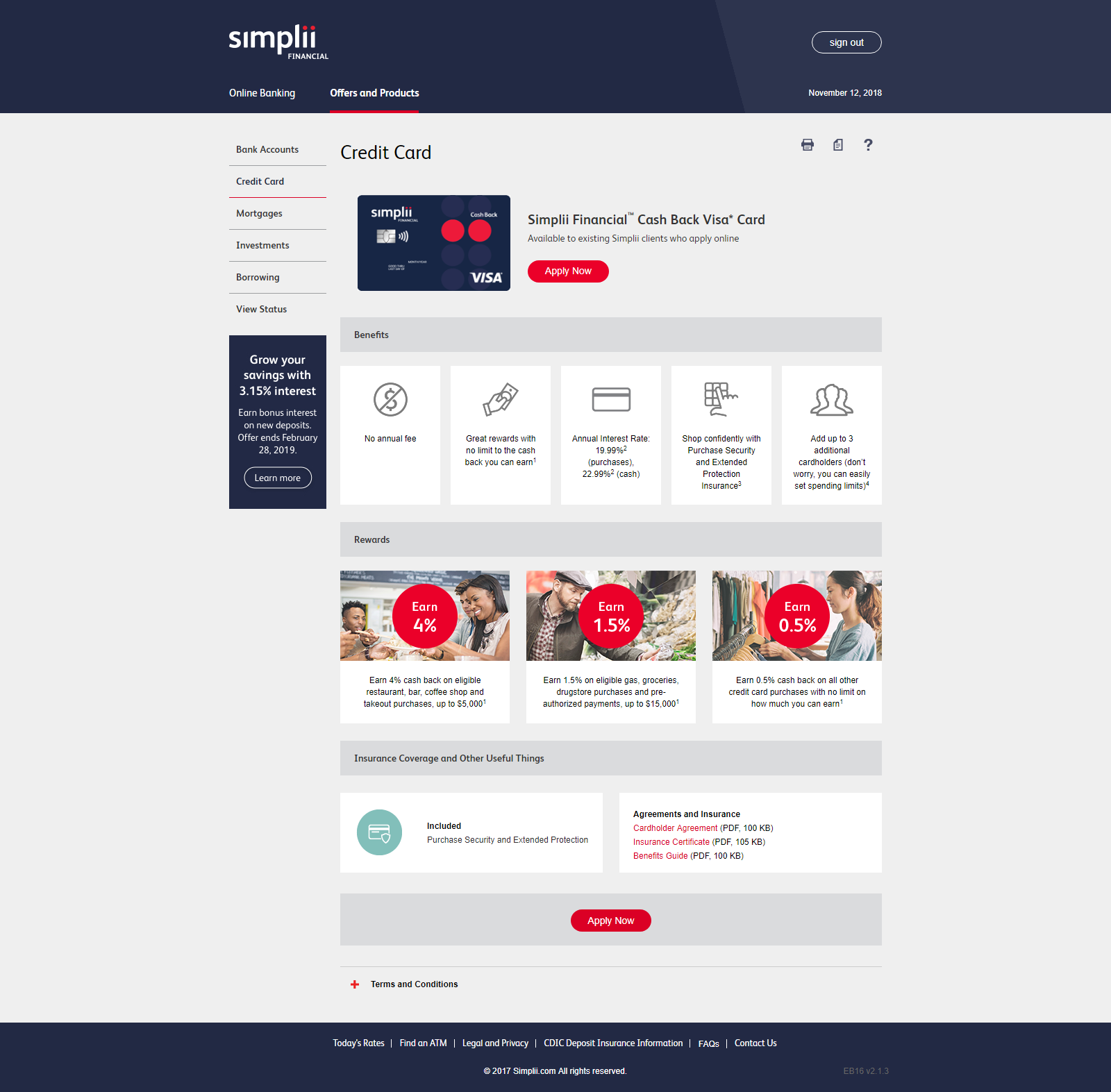 Simplii Financial Cash Back Visa Card - Learn More • JasonTremere.com